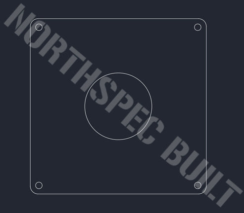 Exhaust Stack Base Plate DXF File – Northspec Built