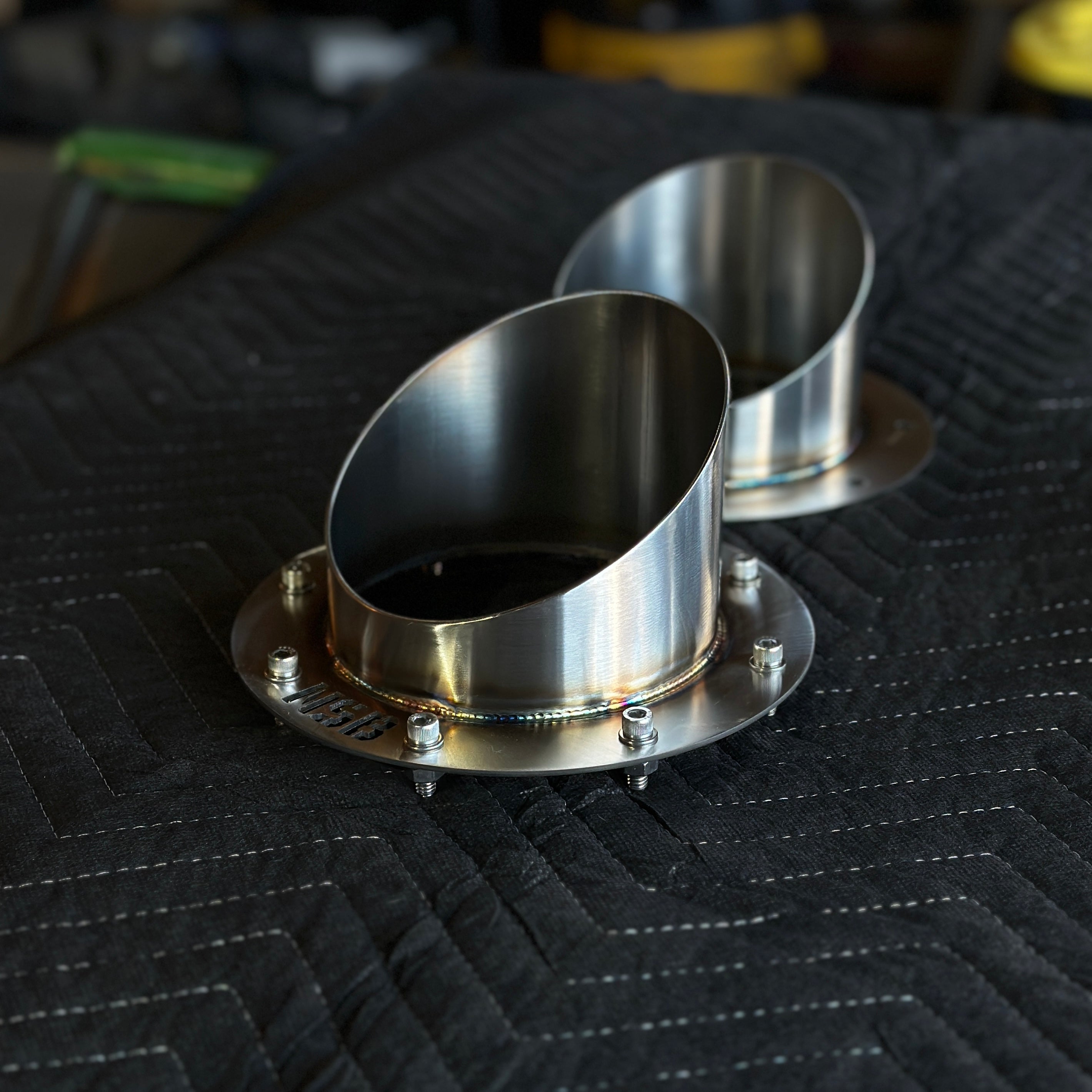 5" MINI Short Miter Cut Hood Stack – Northspec Built