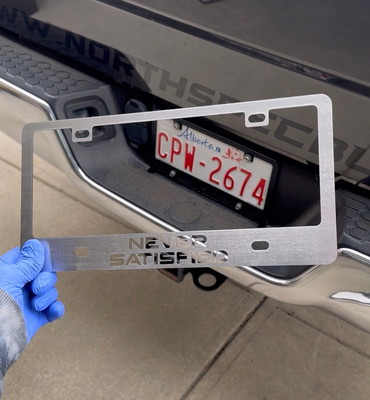 License Plate Frames – Northspec Built